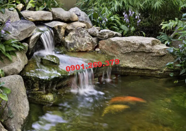 Thác Nước Hồ Cá Koi Đẹp, Hiện Đại, Hợp Phong Thủy | INOX RI PHÁT